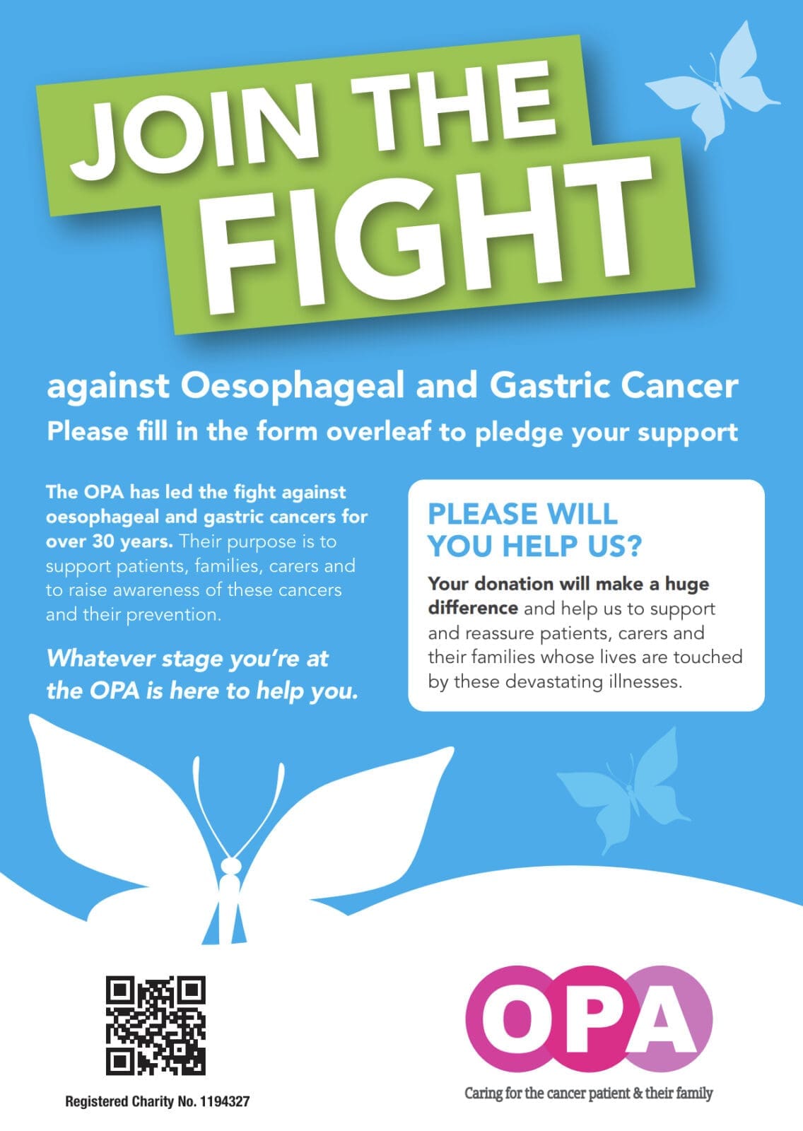 Join the Fight Poster - OPA