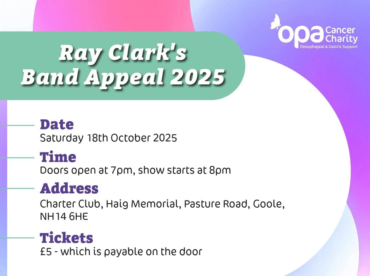 Ray Clark's Band Appeal 2025 - OPA
